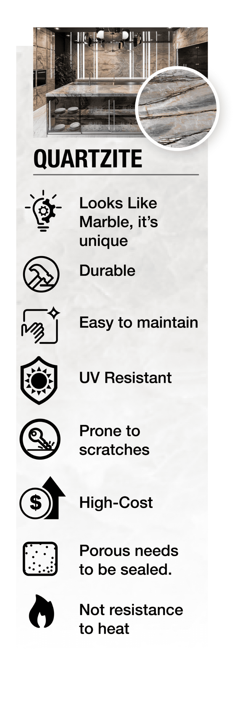 Quartzite For Countertops | Quartzite Counters | Allied Gallery